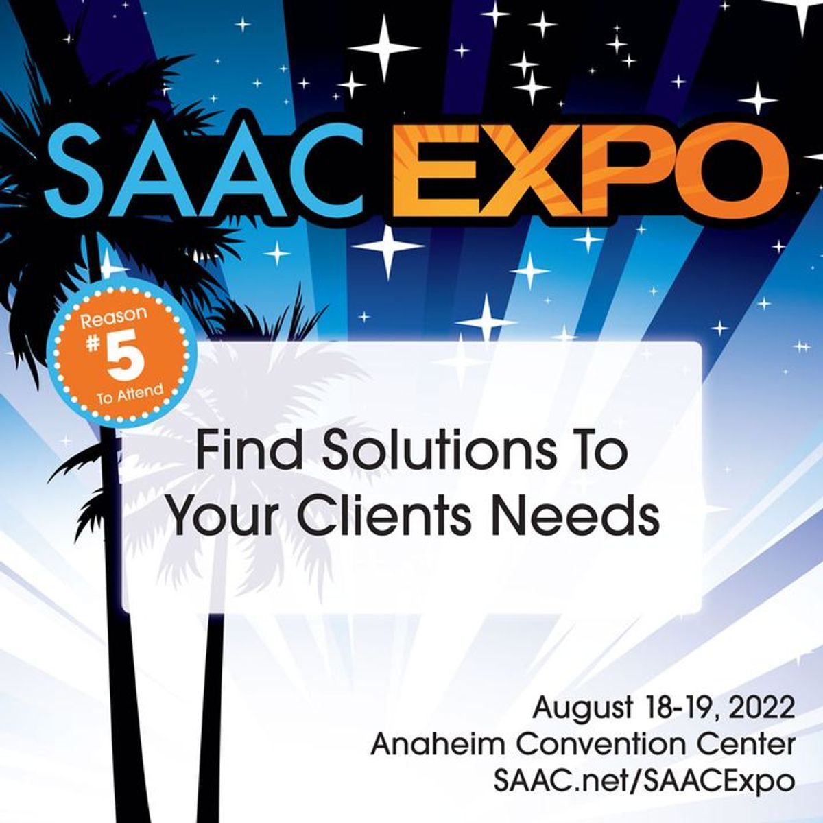 Come to SAAC Expo with a plan for you an... - SAAC - Specialty ...
