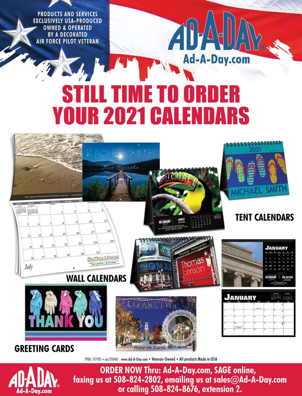 Still time to order your 2021 Calendars.... - Ad-A-Day Company