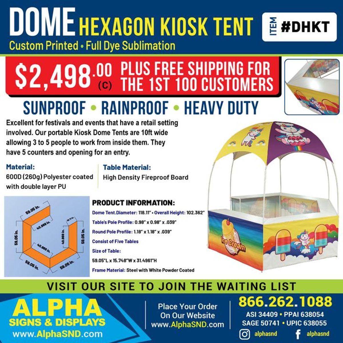 Get on our waiting list for the new DOME... - Alpha Signs And Displays