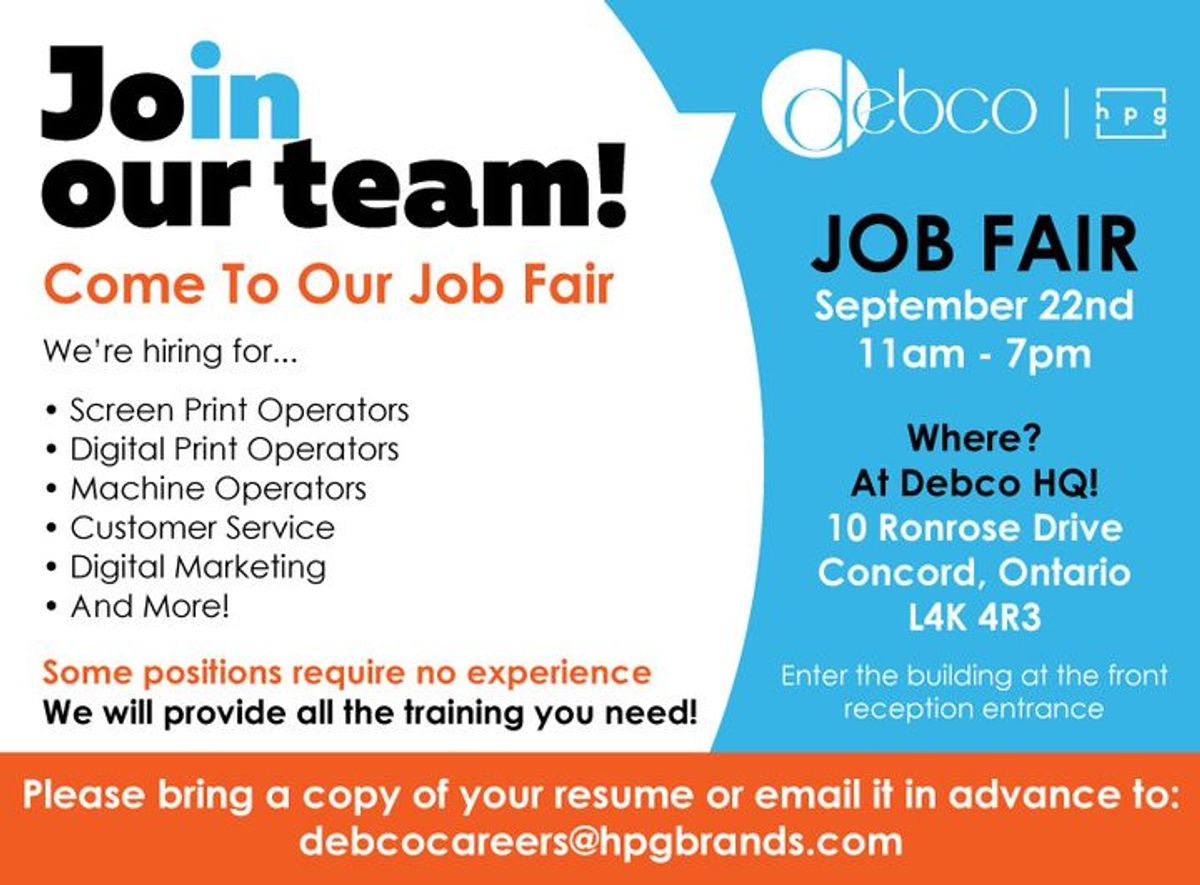 Looking to grow your career? Come to our... - Debco | HPG