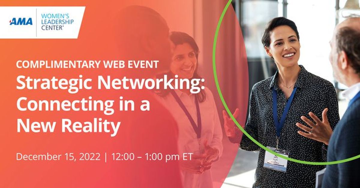 This webcast examines new networking met... - American Management ...