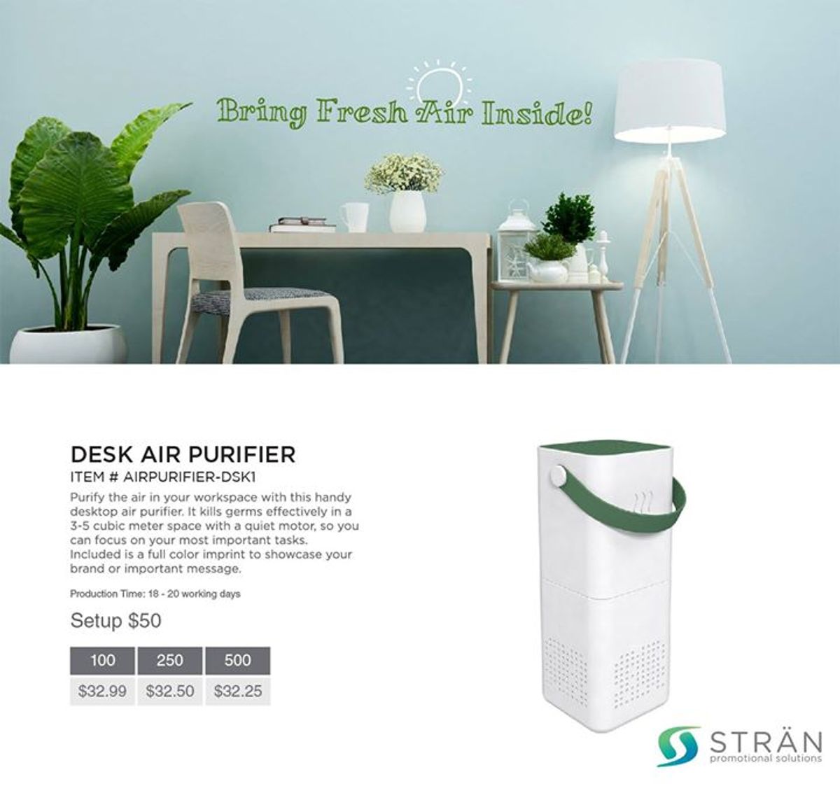 Bring fresh air inside with a desk air p... - Stran Promotional Solutions