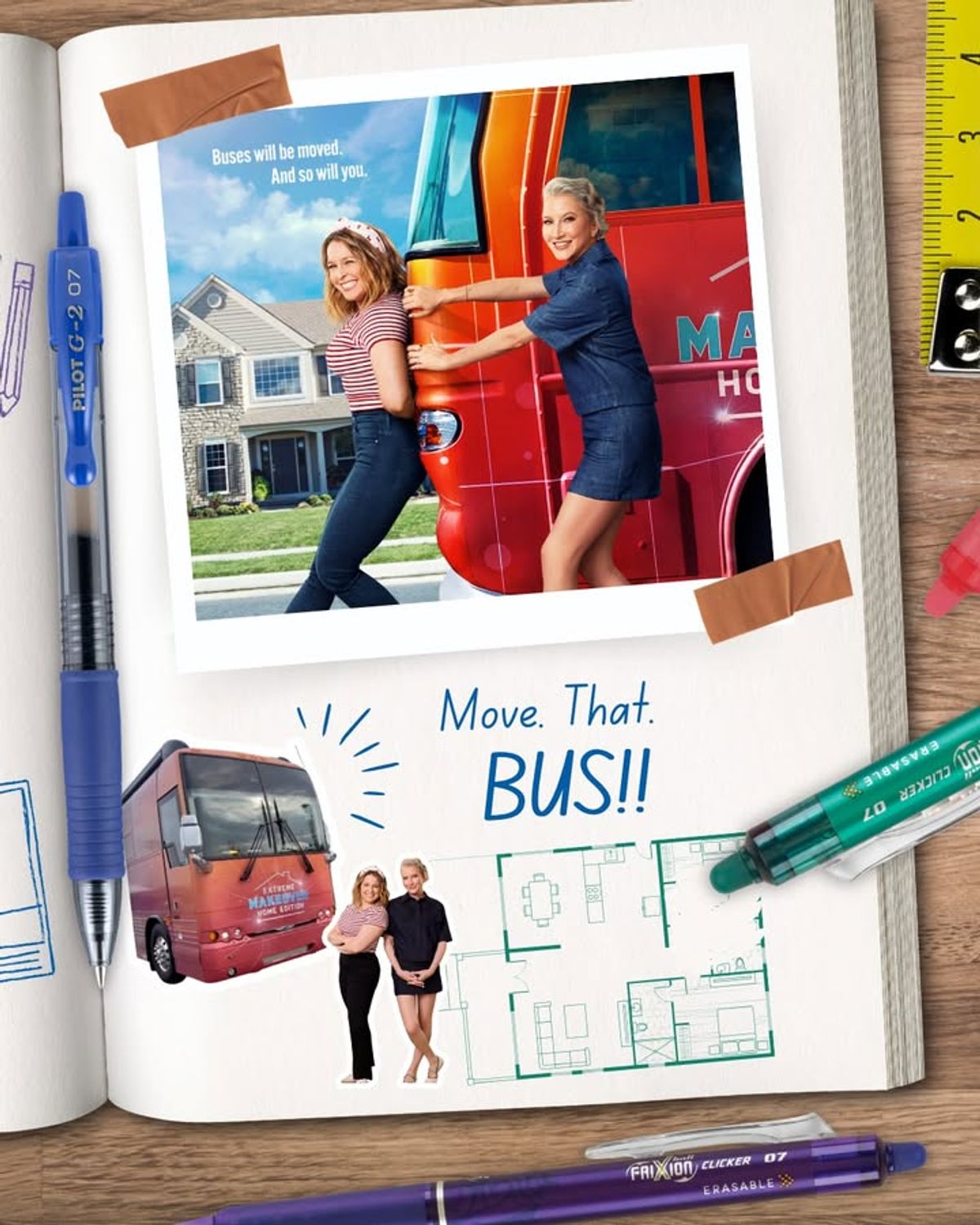 Move. That. Bus! 🏠 Extreme Makeover: H... - Pilot Pen Corporation Of America