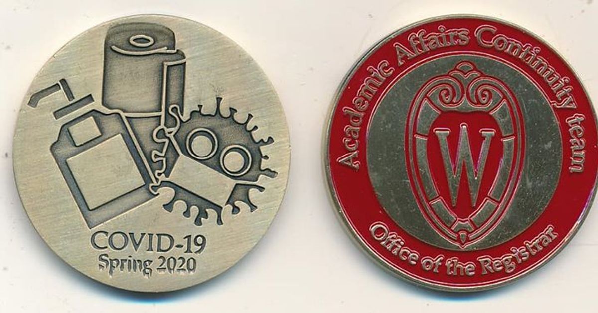 Challenge coins to celebrate Covid-19 wa... - Bontius Co