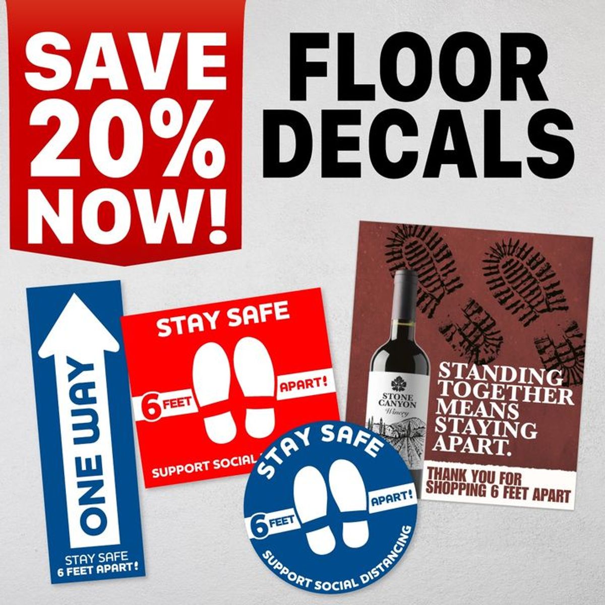 SAVE 20% on popular Floor Decals NOW! We... - Gill Studios