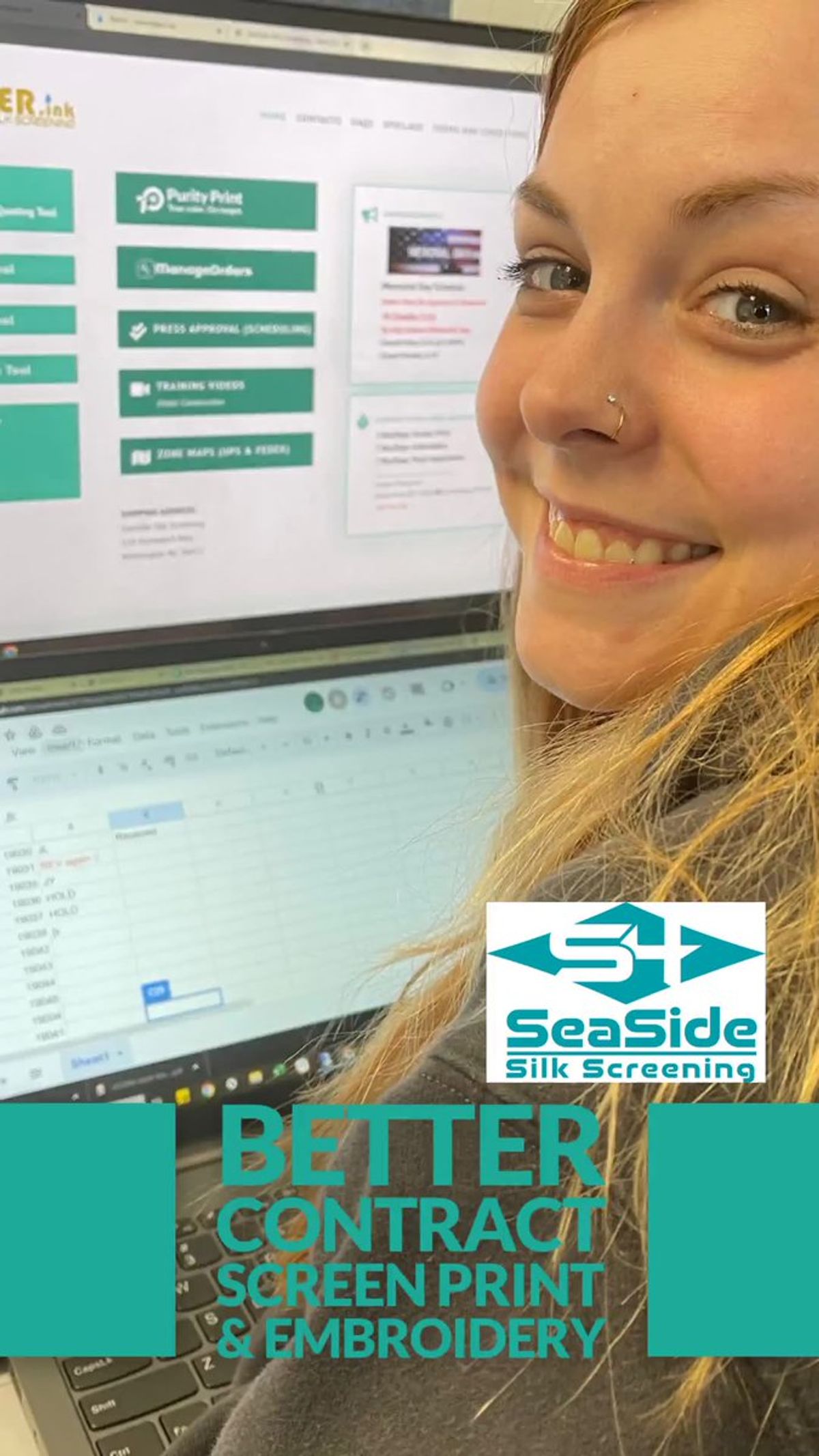 Better Contract Screen Print & Embroider... - Seaside Silk Screening