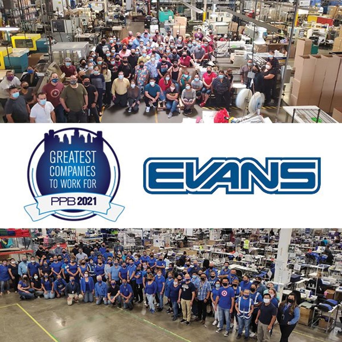 Team Evans is excited to be named one of... - Evans Manufacturing | HPG