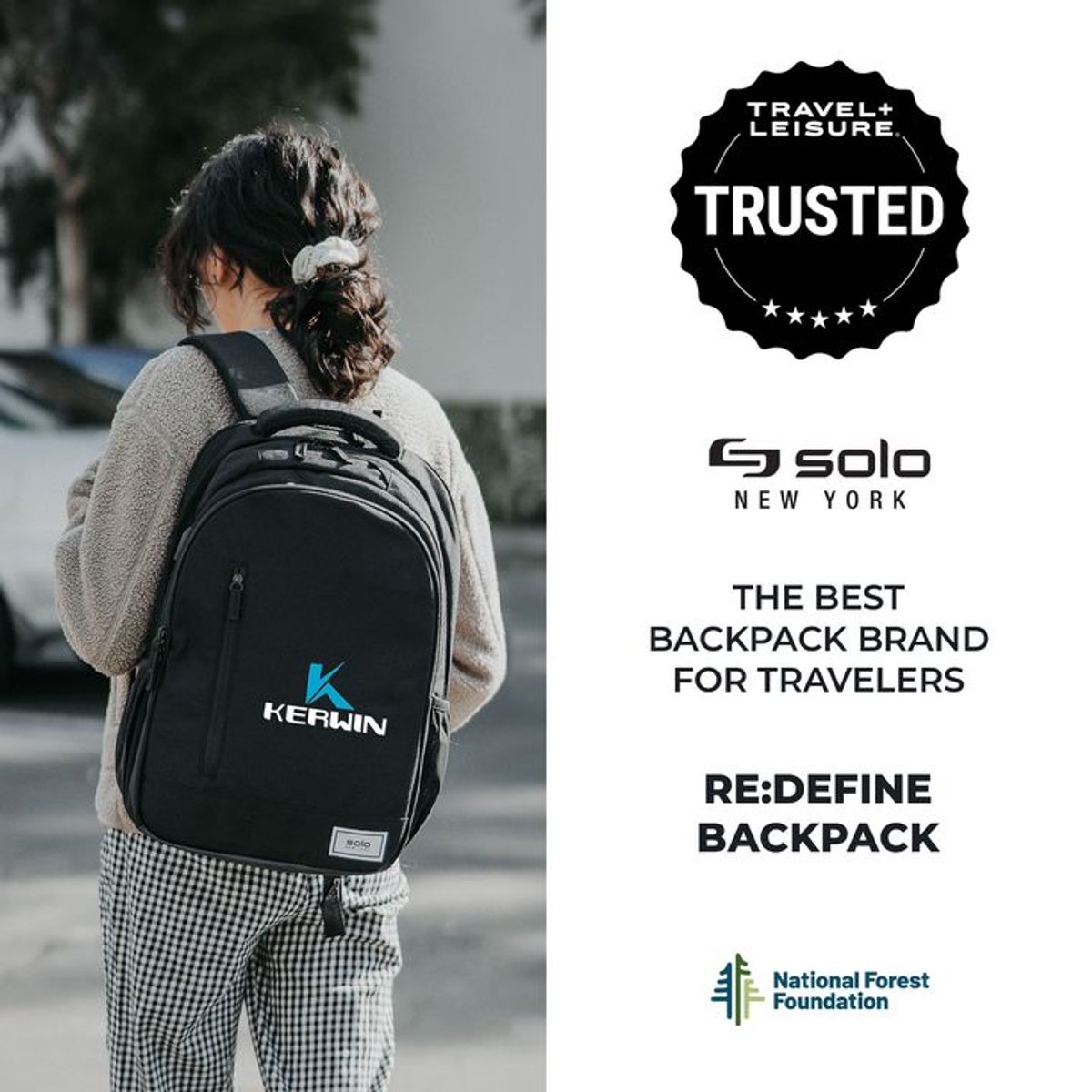Named the best backpack brand for travel... - Logomark