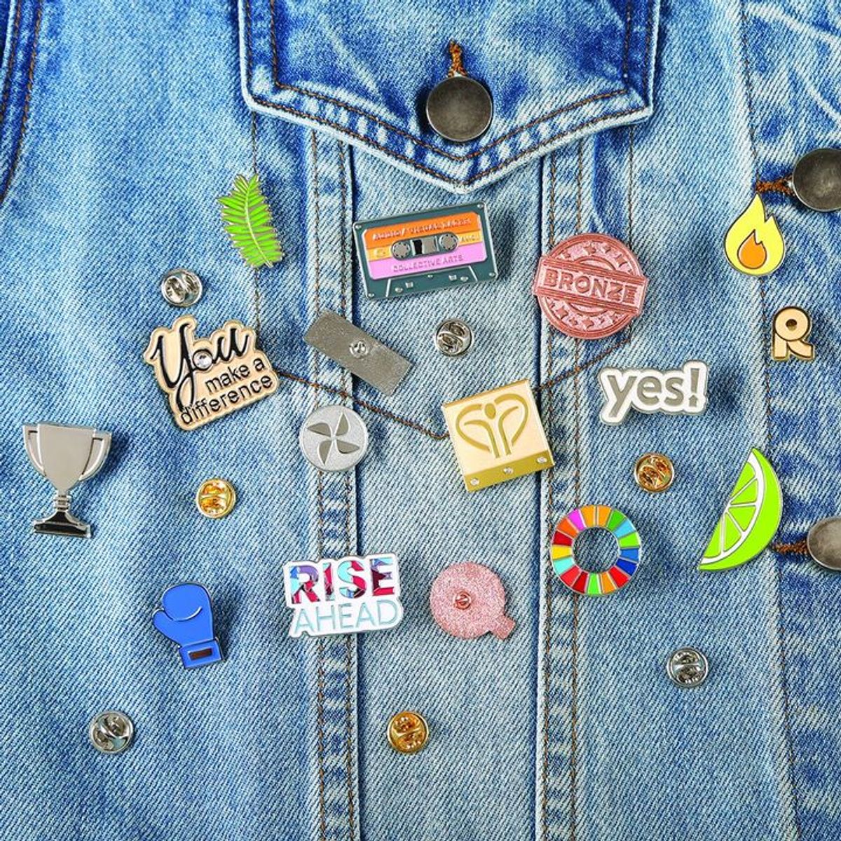 Talk about trendy! Our lapel pins are co... - BCG Creations | HPG