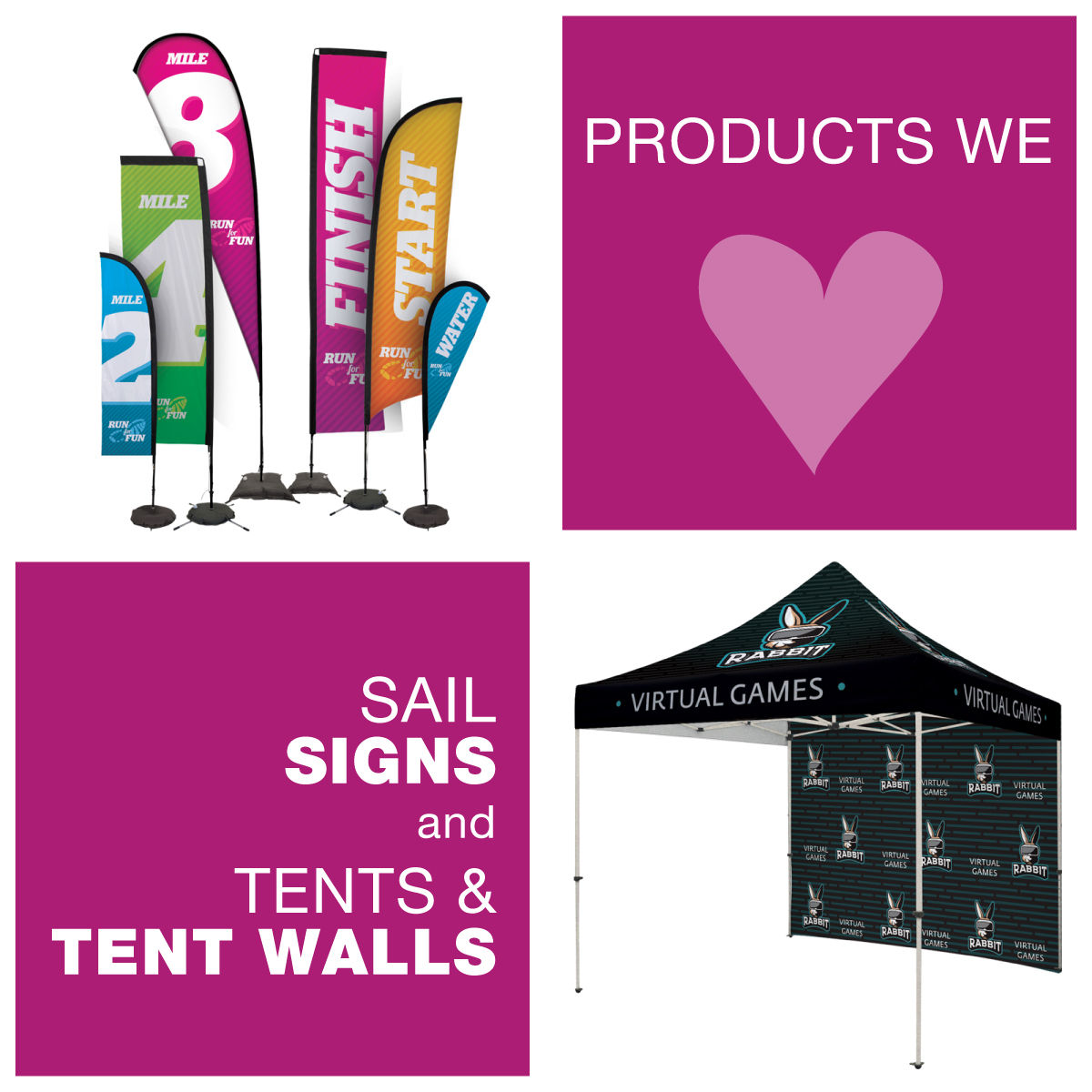 Sail signs and tents are the ultimate po... - Showdown Displays
