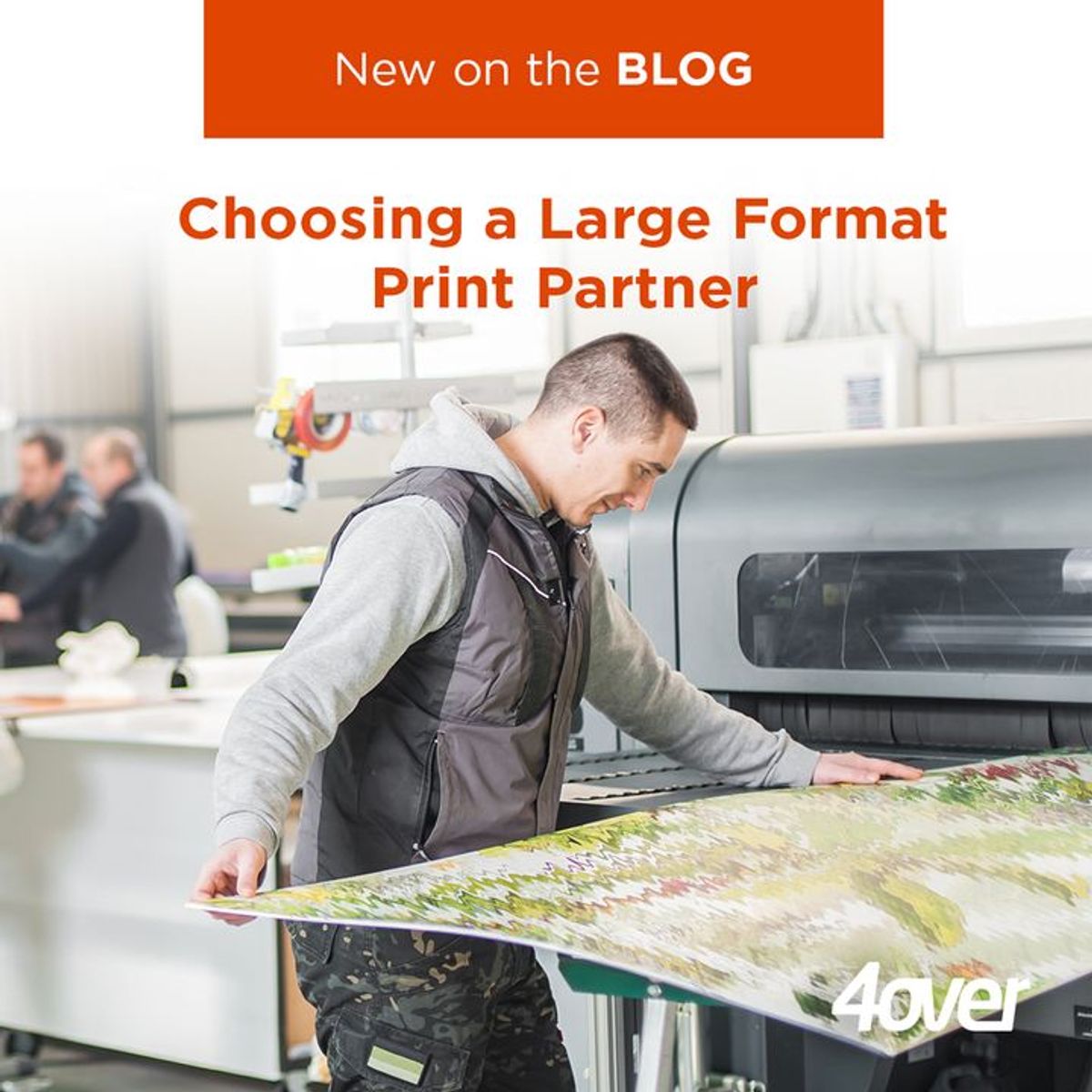 Large format print products are an excel... - 4over Inc