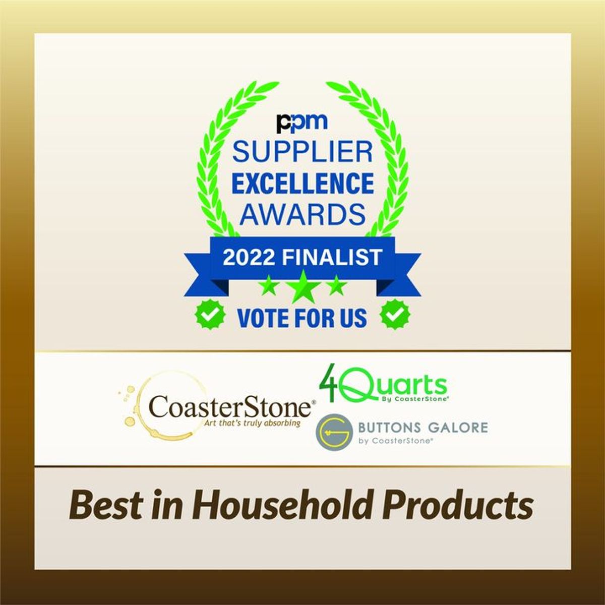 CoasterStone is a 2022 Finalist for the ... - CoasterStone