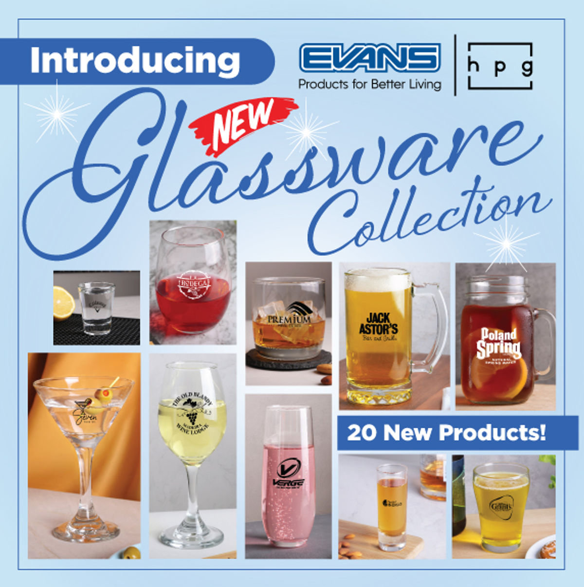 Check out our new glassware collection!... - Evans Manufacturing | HPG