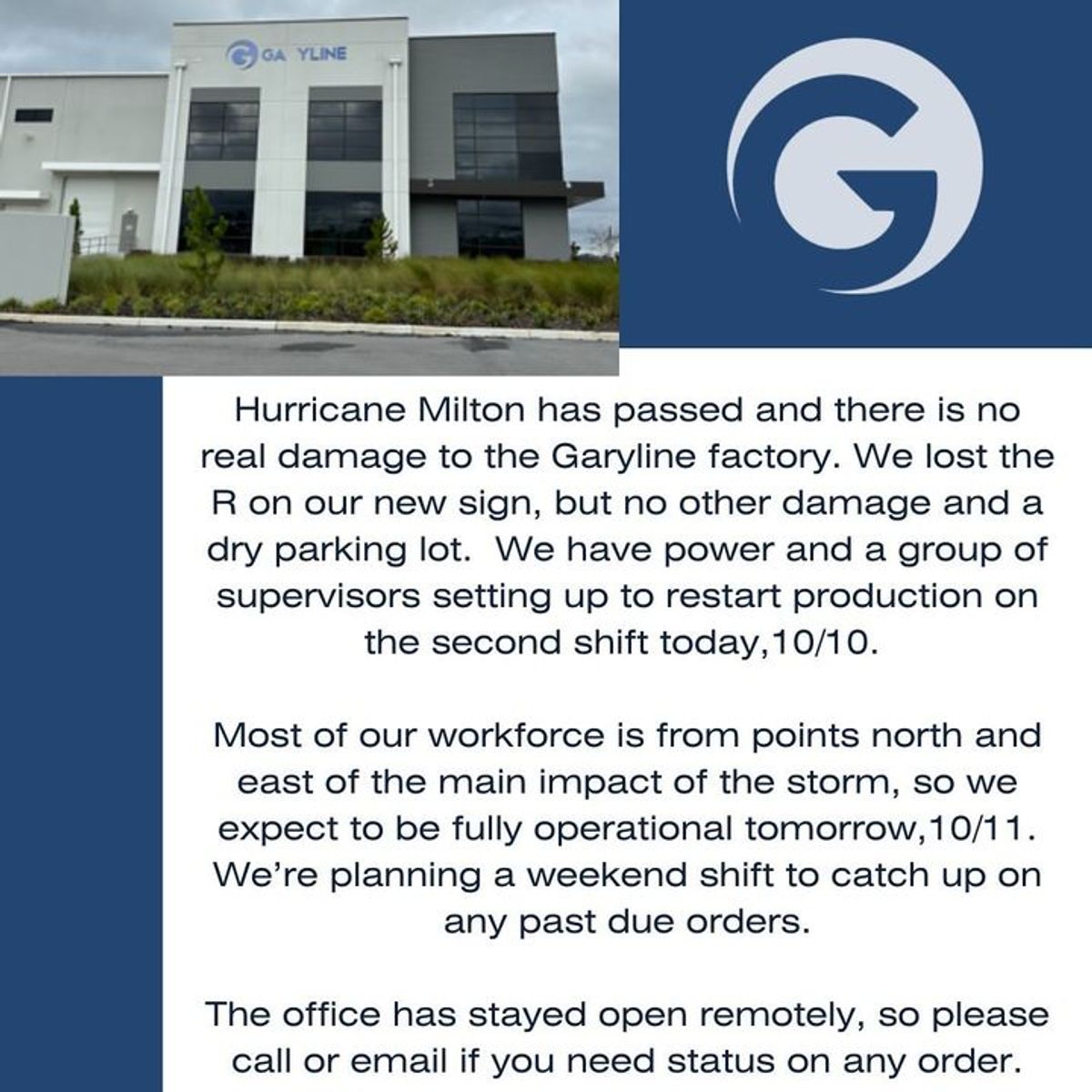 Weather Update:... - GaryLine