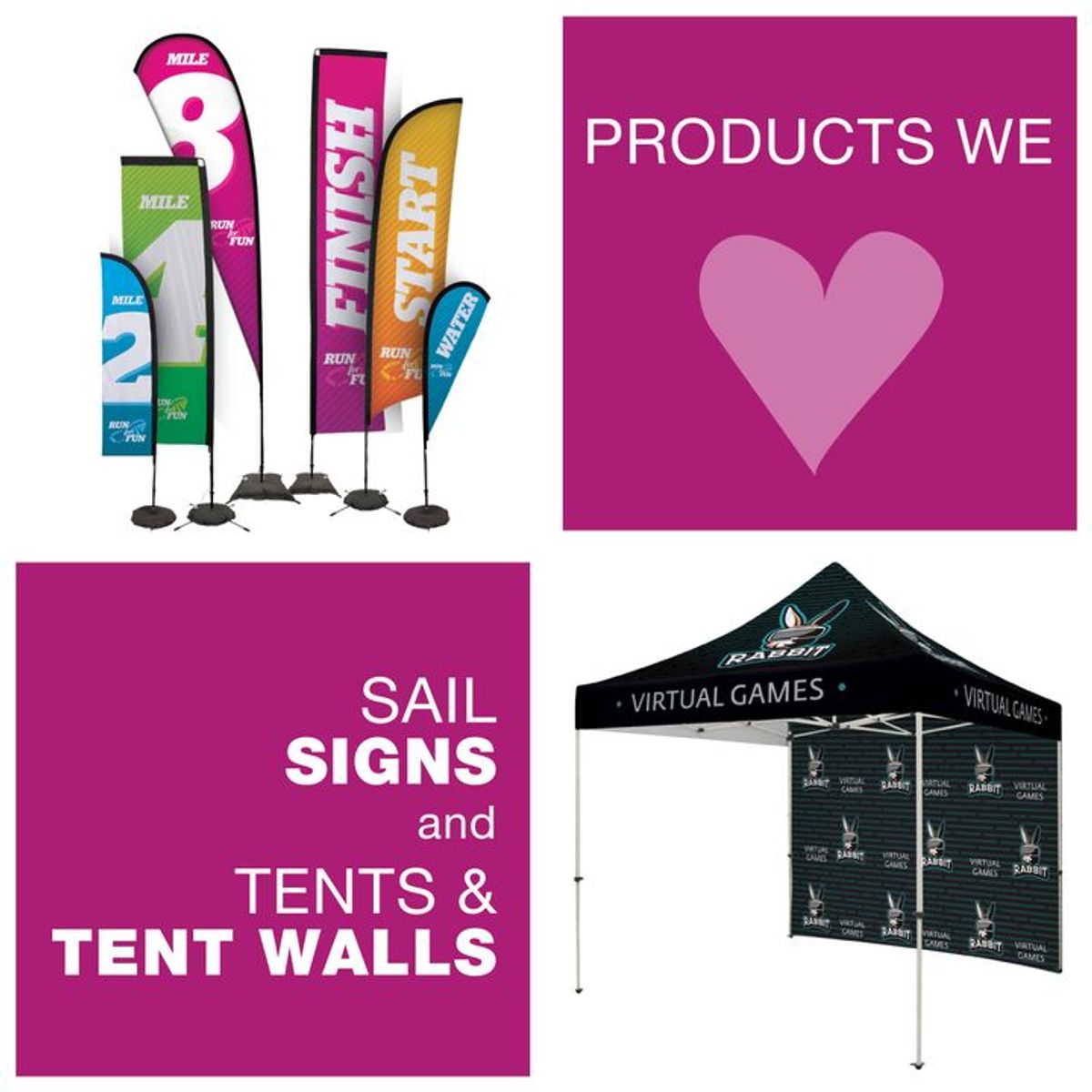 A Sail Sign and Tent are the ultimate du... - Showdown Displays