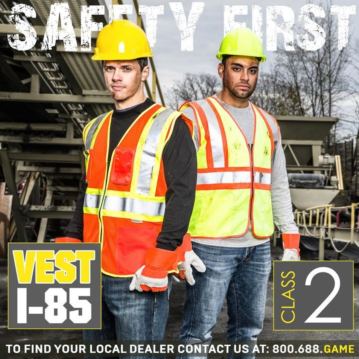 Safety First! High Visibility vests avai... - Game Sportswear