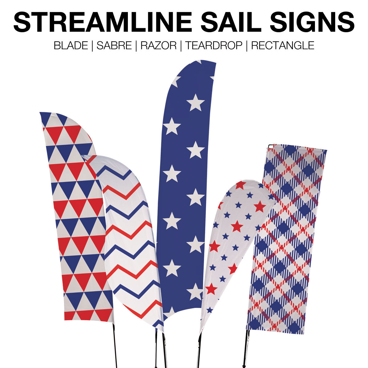 Sail signs are built to move in the wind... - Showdown Displays