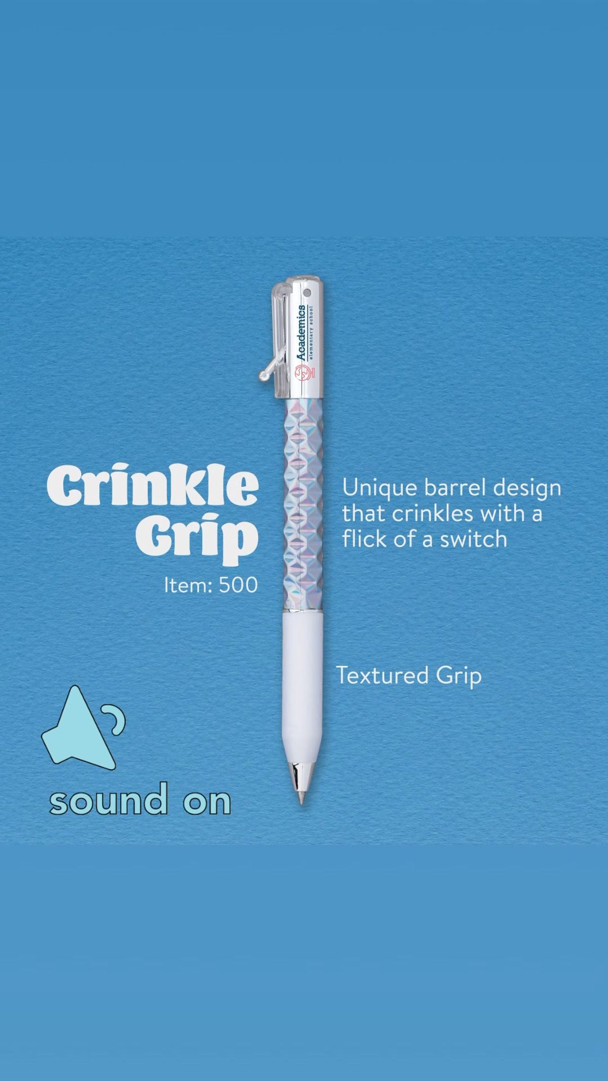 Sound on! 🔊 Check out the Crinkle Gri... - Hub Pen | HPG
