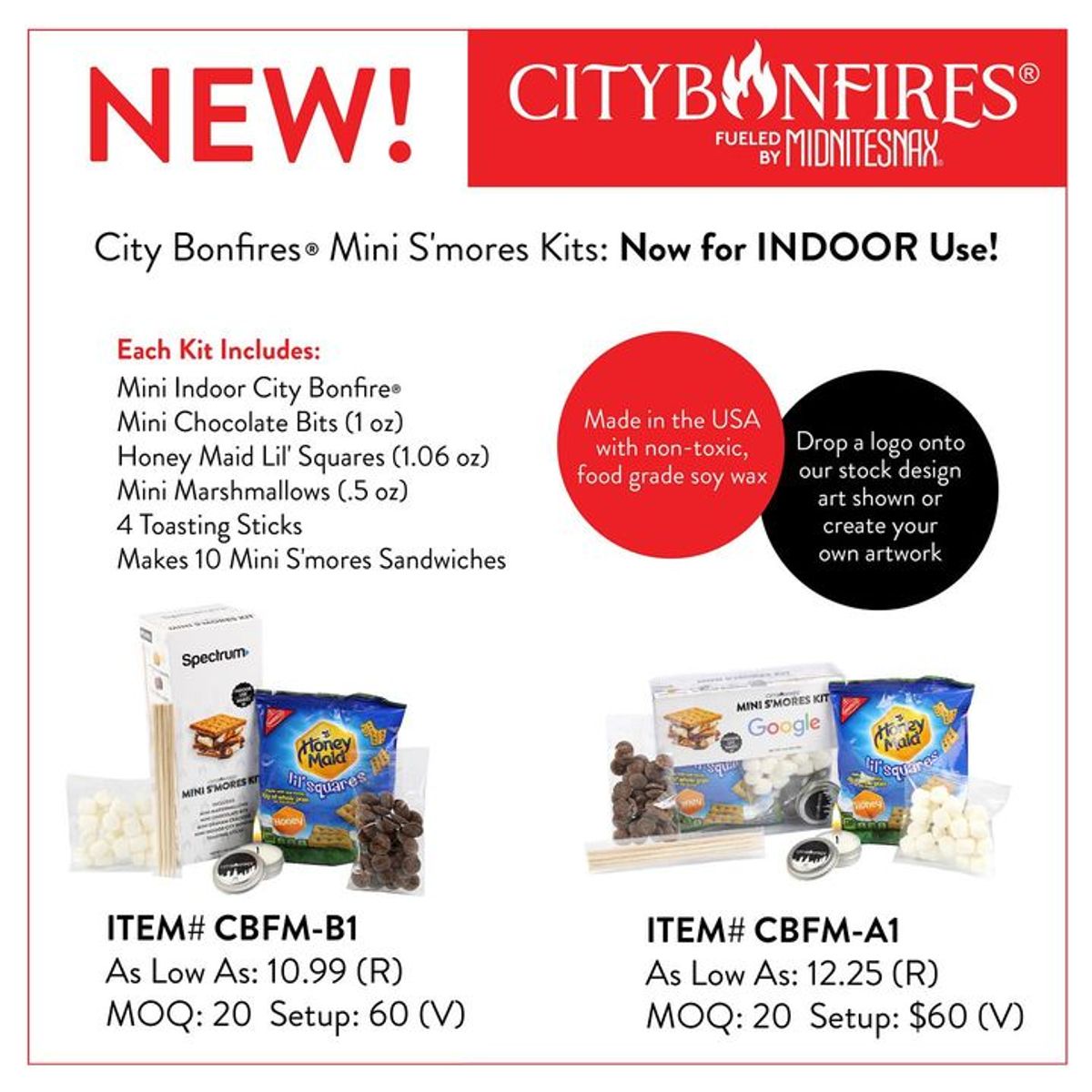 Bring the bonfire fun INDOORS with these... - Midnite Snax