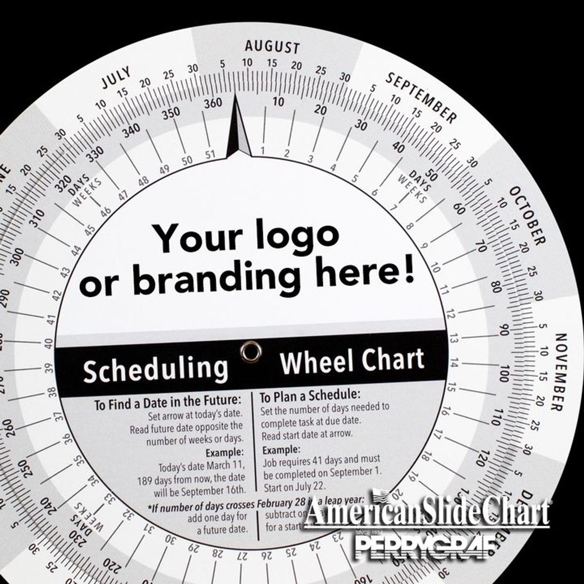 Our Scheduling Wheels deliver instant da... - American Slide Chart