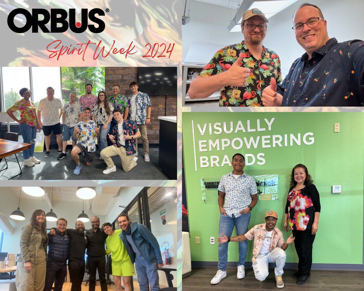 Orbus Spirit Week brought out our team's... - Orbus Exhibit & Display Group