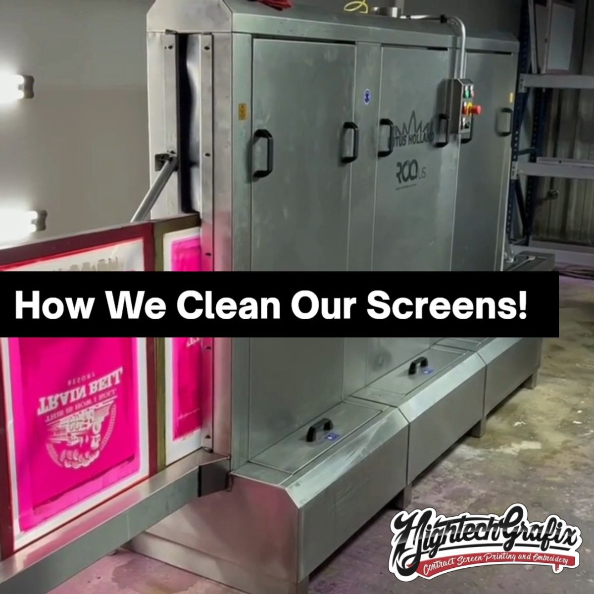 Our advanced Screen Cleaning process gua... - Hightech Grafix