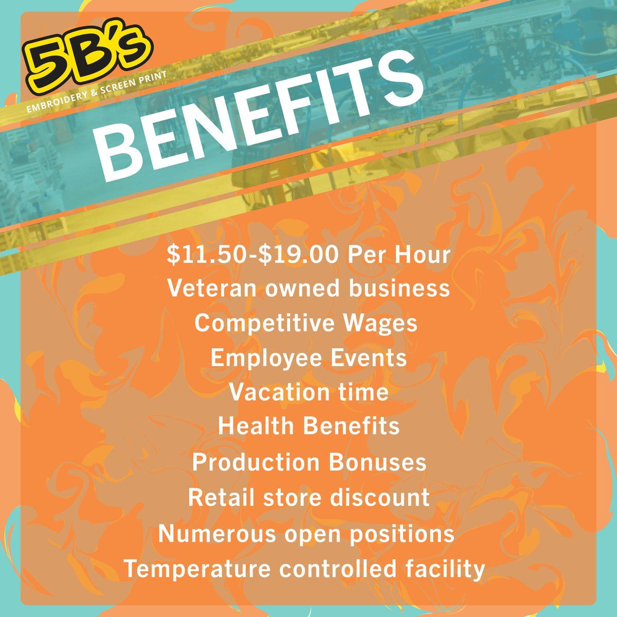 5B's Embroidery And Screen Print