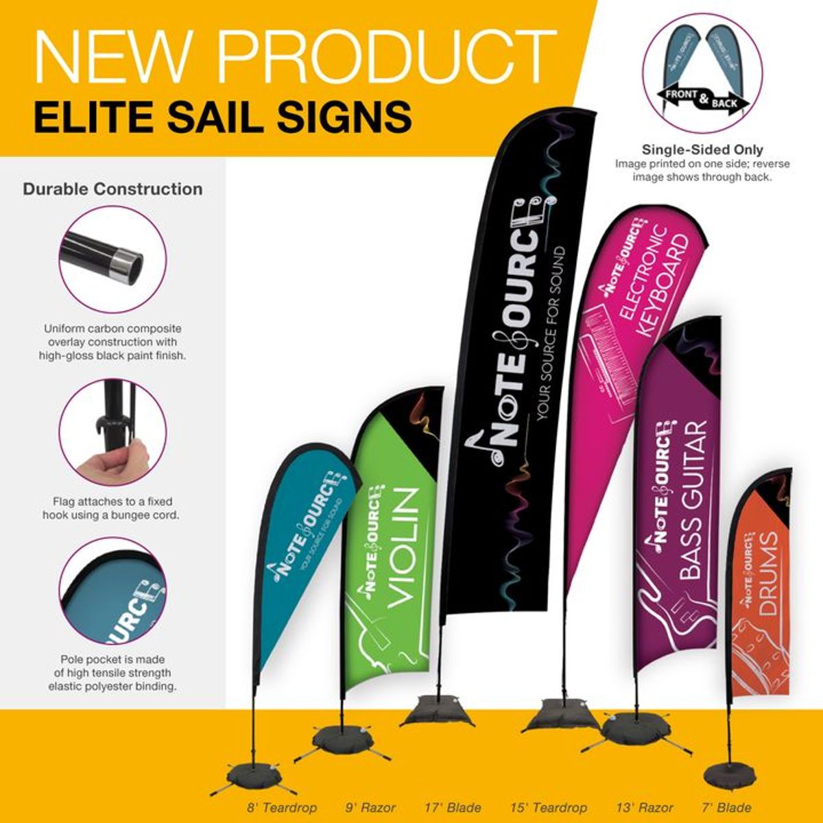 Elite Sail Signs showcase brilliant colo... - Showdown Displays