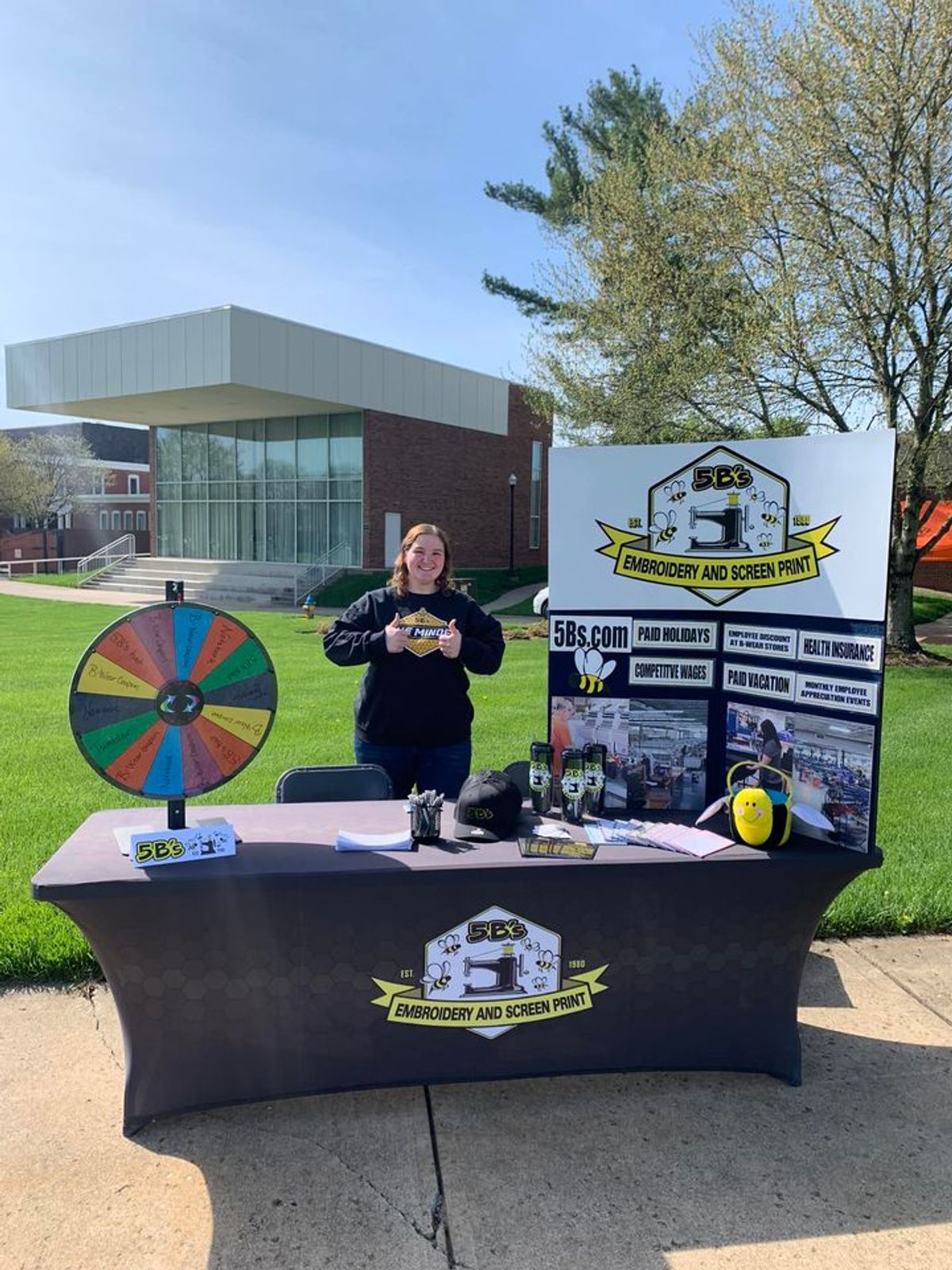 Our recruiting team is at the OUZ Spring... - 5B's Embroidery And ...