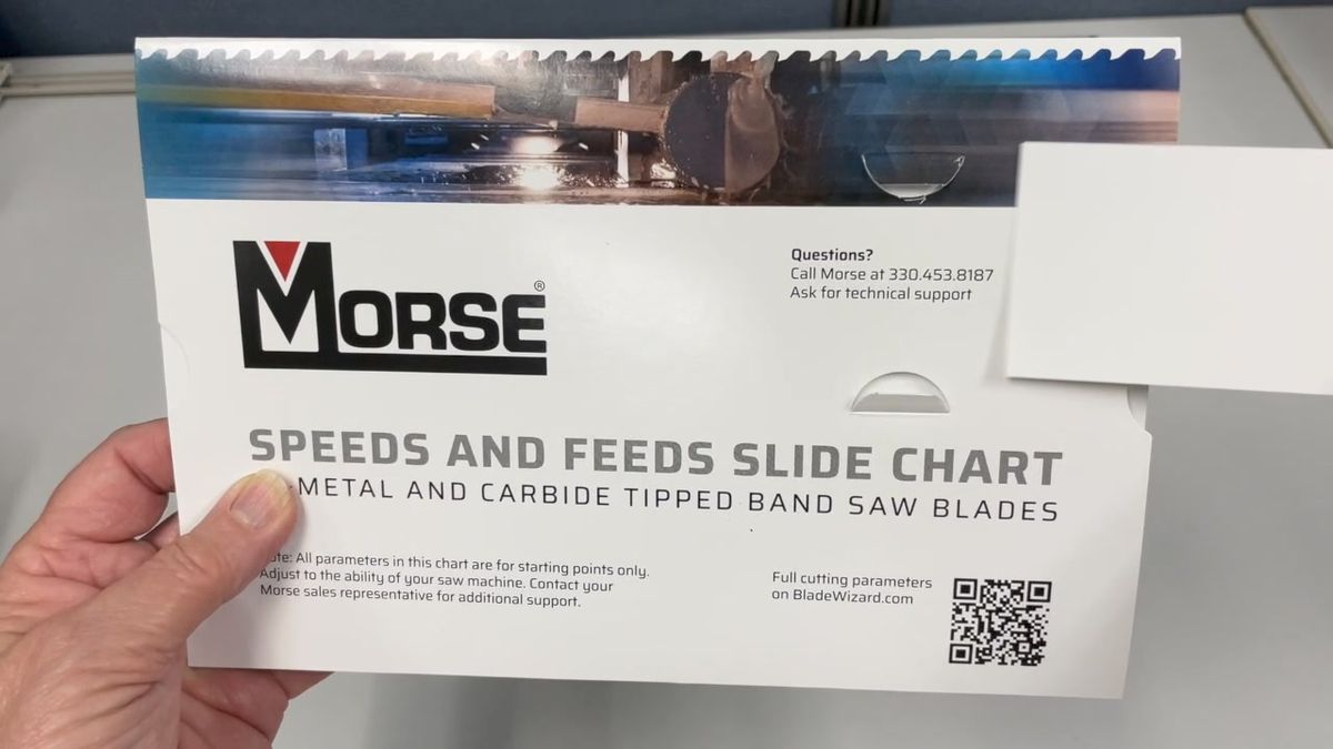 We manufactured a Speed and Feed Slide C... - American Slide Chart