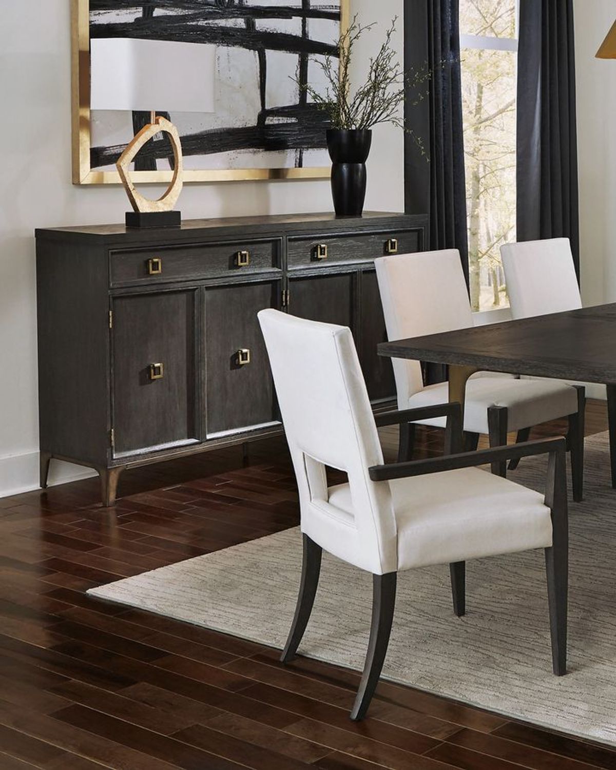 The striking Edgewater Collection featur... - Howard Miller Co.