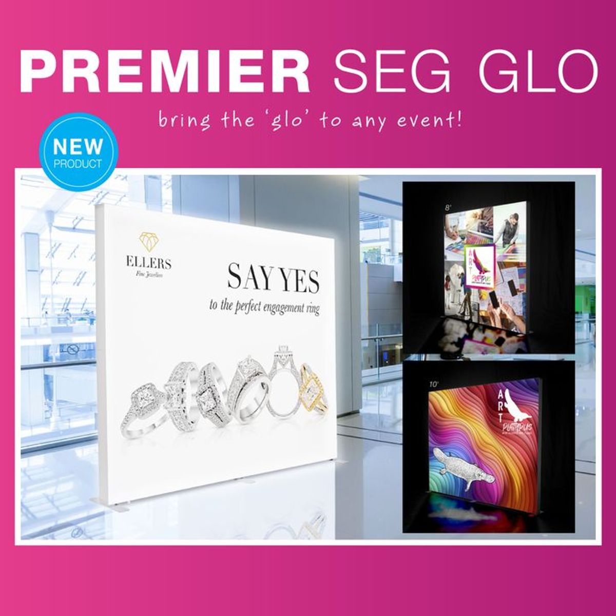 Bring the 'glo' to any event with the al... - Showdown Displays