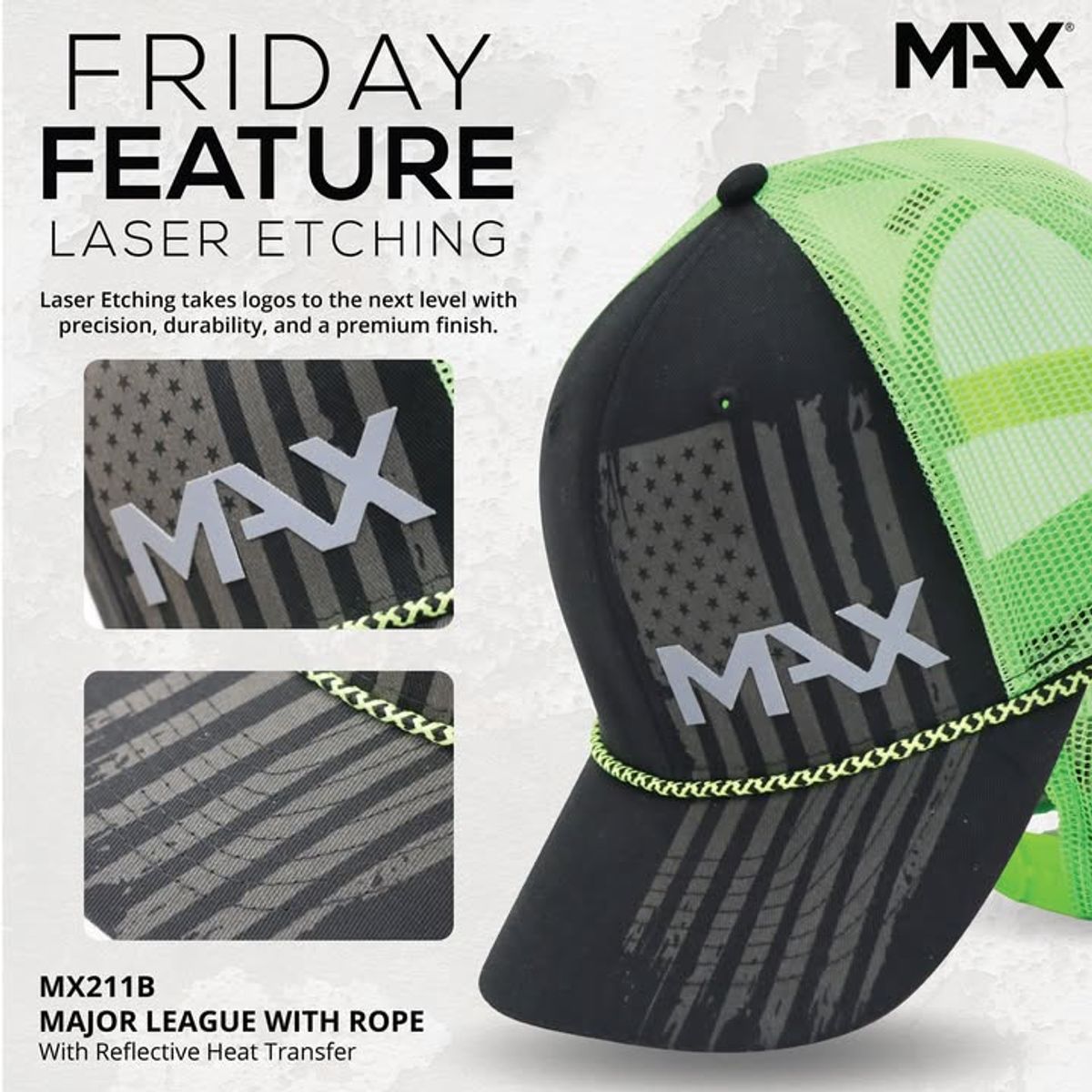 Laser Etching takes logos to the next le... - Max Apparel USA