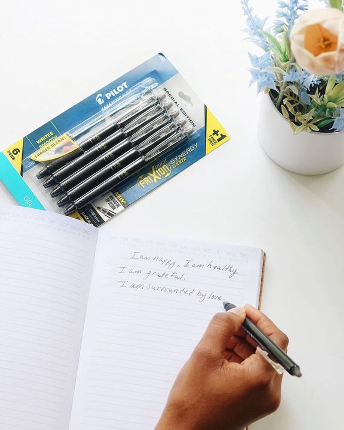 Write out all your affirmations on paper... - Pilot Pen Corporation Of ...