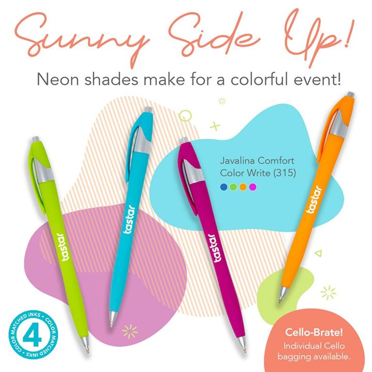 #SummerVibes - Neon pens with matching i... - Hub Pen | HPG